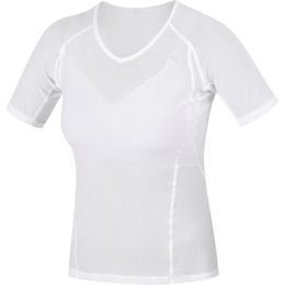 Gore Wear Gorewear Base Layer Funktionsshirt Damen - wei&szlig; - Gr. 36 - Polypropylen/Elastan/Polyamid