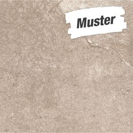 Muster zur Bodenfliese 'Materia' Feinsteinzeug beige 60 x 60 cm