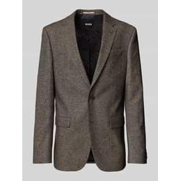 BOSS Regular Fit Anzugsakko aus Woll-Mix mit Seide Modell 'JASPER'