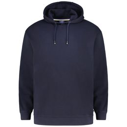 Große Größen Pfundskerl Hoodie aus Baumwollmischung Farbe dunkelblau Größe: 5XL