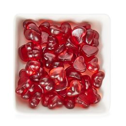 Große Größen Trolli Fruchtsaft-Herzen, 1kg Folienbeutel Farbe rot Größe: 1000g