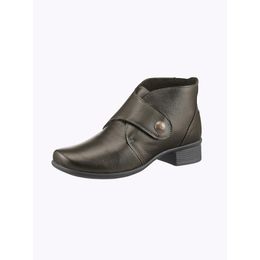 airsoft comfort+ Damen Stiefelette mit Klettverschluss, bronzefarben, Gr&ouml;&szlig;e 41