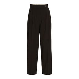 Vila Pleat-Front Pants female Black size 40