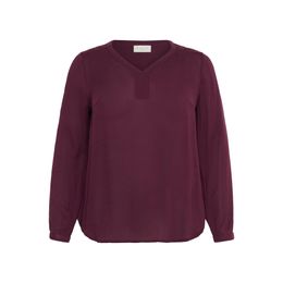 Kaffe Curve Bluse 'KCAmi' Damen Gr&ouml;&szlig;e XXL bordeaux