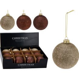 Koopmann Weihnachtskugel Glitter CHRISTMAS