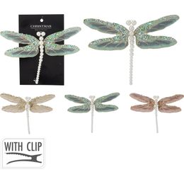 Koopmann Clip Libelle Glitter DEKO