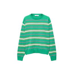 Mango Pullover 'Malbo' Damen Größe M navy / braun / jade / weiß