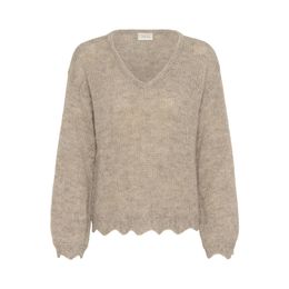 Cream Pullover 'Niso' Damen Gr&ouml;&szlig;e XXL beigemeliert