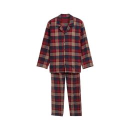 Tom Tailor Herren Pyjama-Set mit Karomuster, rot, Kariert, Gr. 54
