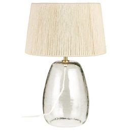 IB Laursen Tischlampe Congo Glas mit Juteschirm skandinavische Deko Online Shop