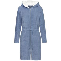 Vivance Bademantel Damen Größe XXS/XS taubenblau