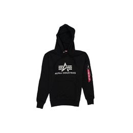 Alpha Industries Sweatshirt '3D Camo Logo' male Black size 3XL