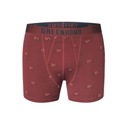 Greenbomb Boxershorts 'Bike Vintage Small' Herren Größe M rot