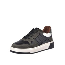 Baldinini Sneaker Herren Gr&ouml;&szlig;e 44 anthrazit / khaki / schwarz / wei&szlig;