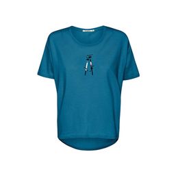 Greenbomb T-Shirt 'Bike Romantic ' Damen Größe XS azur
