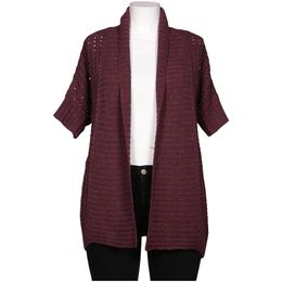 sheego Strickjacke Damen Gr&ouml;&szlig;e XXL Second Hand bordeaux
