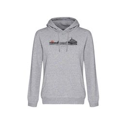 Greenbomb Sweatshirt 'Nature Lighthouse' female Grey size XS