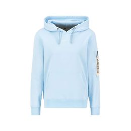 Alpha Industries Sweatshirt 'Organics EMB' Herren Größe M himmelblau