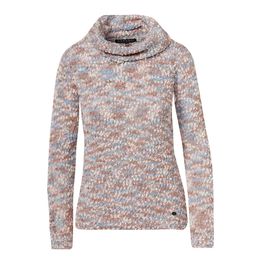 Koroshi Pullover Damen Gr&ouml;&szlig;e L beige / chamois / hellblau