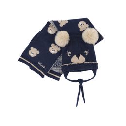 Chicco Set M&uuml;tze & Schal Gr&ouml;&szlig;e XS beige / navy