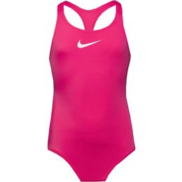 Nike Swim Sportbadeanzug Mädchen Größe 158/164 pink / weiß