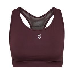 Hummel Sport-BH 'Pulse' Damen Gr&ouml;&szlig;e XL schoko / wei&szlig;
