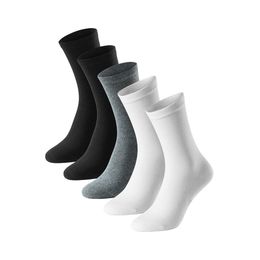 Schiesser Socks ' Bluebird ' female Grey, Black, White size 35-38