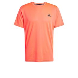 adidas Performance Funktionsshirt 'Train Essentials' Herren Gr&ouml;&szlig;e XXXL grau / orangerot