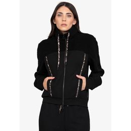 Sportalm Kitzb&uuml;hel Sweatjacke Damen Gr&ouml;&szlig;e XL schwarz