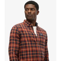 Superdry Herren Lang&auml;rmliges Baumwoll-holzf&auml;llerhemd Orange - Gr&ouml;&szlig;e: Xxxl 1041009500643H8O120
