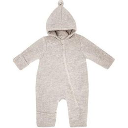MaxiMo GOTS Wollfleece Baby Overall mit Rei&szlig;verschluss beige - Gr&ouml;&szlig;e 62/68 Kinder 59000149700