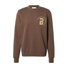Blend Sweatshirt 'BHFLORIAN' Herren Gr&ouml;&szlig;e XXL braun / cappuccino / wei&szlig;