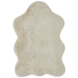 LUXOR living Kunstfell-Teppich 'Coste' beige 55 x 80 cm