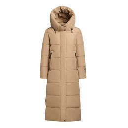 Khujo Mantel 'Soulani5' Damen Größe M hellbraun / schwarz Wintermantel