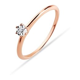 Christ Ring Damen Gr&ouml;&szlig;e 60 rosegold