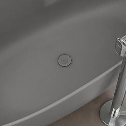 Villeroy & Boch Villeroy & Boch ViFlow Ablaufgarnitur mit &Uuml;berlauffunktion f&uuml;r Normalwanne, U9095303S,