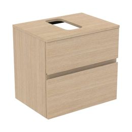 Ideal Standard Finesse Schrank mit Konsolenplatte B: 60,2 H: 55,8 T: 44 cm, 2 Ausz&uuml;ge, E3476US,