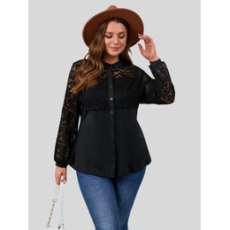 LapaPlus Bluse Damen Gr&ouml;&szlig;e XL schwarz