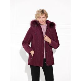 WITT Damen Steppjacke in Micro-Moss-Qualität, burgund, Größe 18