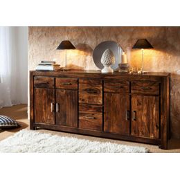 Sideboard Sheesham 200x45x90 life honey lackiert METRO LIFE #134