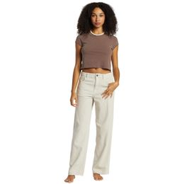 Outdoorhose Billabong "Midtown", Damen, Gr. 28M, gelb (moonlight), 100% Baumwolle, Hosen