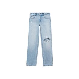 MANGO TEEN Jeans 'clean2' Damen Gr&ouml;&szlig;e 25/26 blue denim