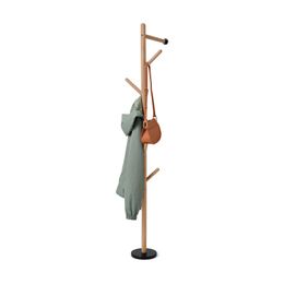Tchibo - Kleiderständer zur Wandbefestigung - 20x43,8x175cm - schwarz - Holz