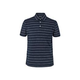 Tchibo - Jersey-Poloshirt - Herren - Gr. XXL - dunkelblau/gestreift