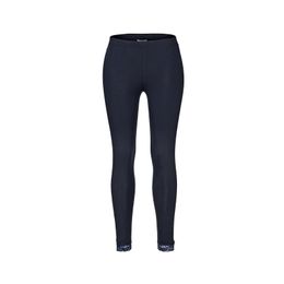 Tchibo - Leggings mit Spitzenborte - Damen - Gr. XXL - dunkelblau