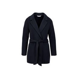 Tchibo - Kurzer Wollmantel mit Cashmere - Damen - Gr. 46 - dunkelblau