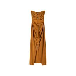 Bershka Kleid Damen Gr&ouml;&szlig;e 34 sepia Winterkleid