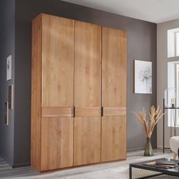 Pharao24.de Holzkleiderschrank Schlafzimmerschrank mit Drehtüren 216 cm hoch