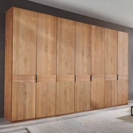 Pharao24.de Holzkleiderschrank Drehtürenschrank 344 cm breit in Erlefarben
