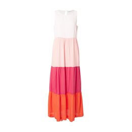 N&uuml;mph N&Uuml;MPH Kleid 'PRIMROSE' Damen Gr&ouml;&szlig;e 34 dunkelorange / rosa / hellpink / wei&szlig; Winterkleid